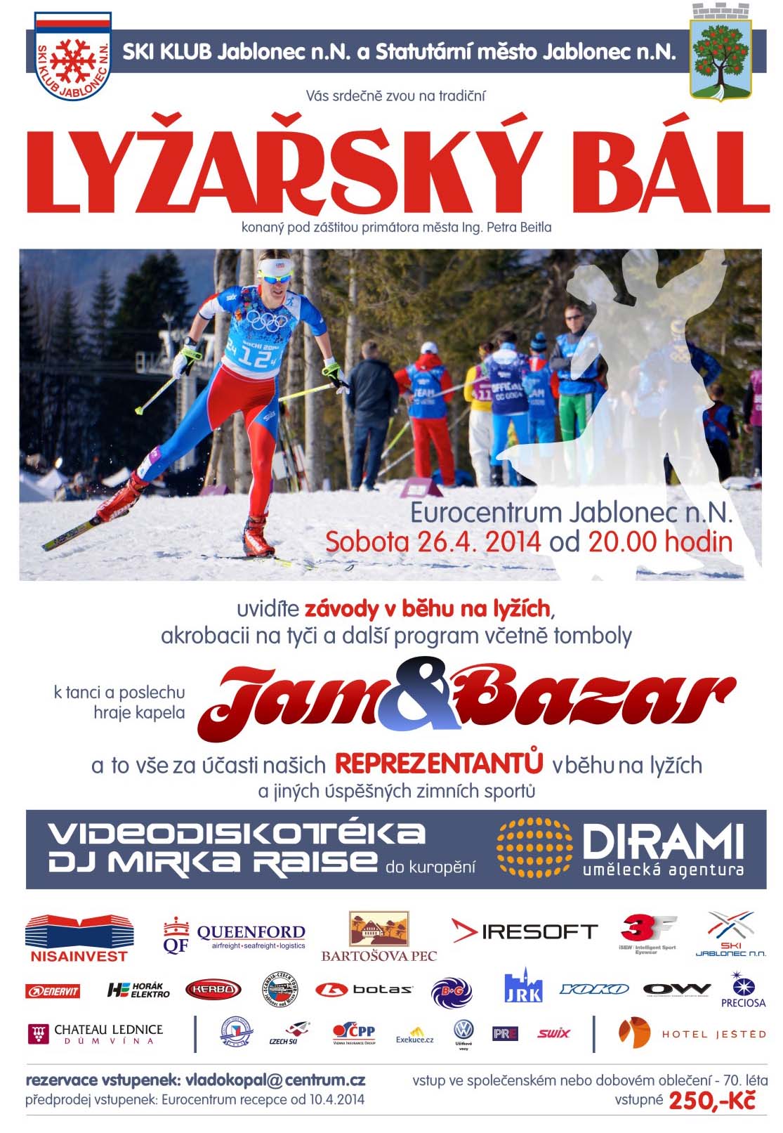 Lyžařský bál - Jablonec n.Nisou - 26.4.2014 | Běžecké lyžování